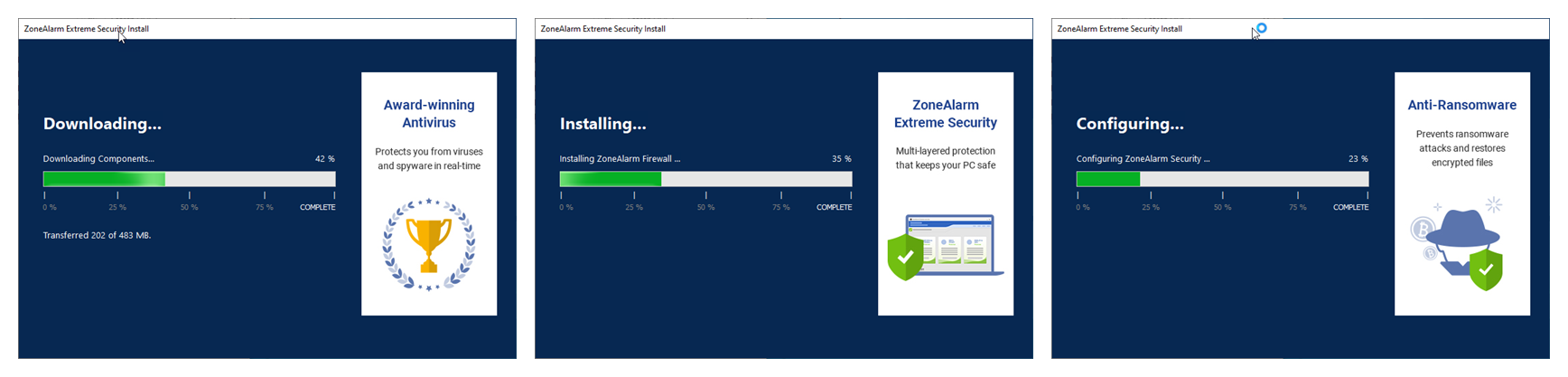 Install ZoneAlarm Extreme Security – ZoneAlarm Support Center